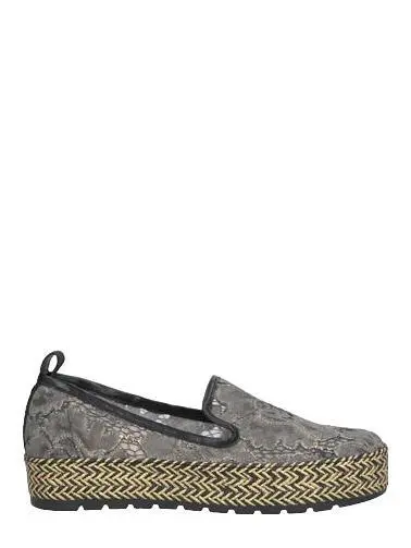 BALDININI Espadrilles With Leather Trims - Grey