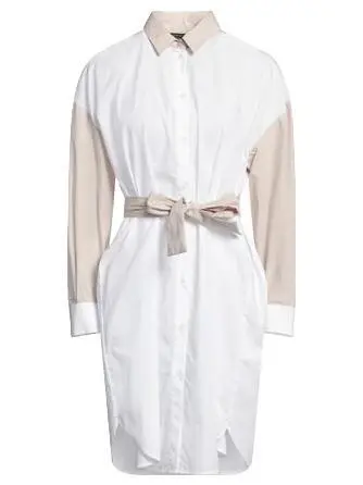 Armani Exchange Mini Shirt Dress - White