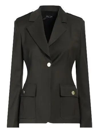 CRISTINAEFFE Single-breasted Twill Blazer - Green
