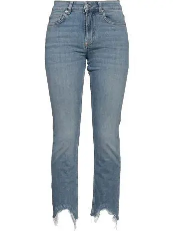 Maje Straight-leg Jeans With Brand Logo - Blue