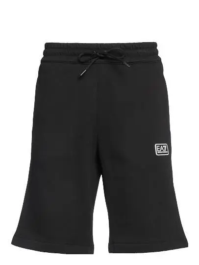 EA7 Athletic French Terry Shorts - Black