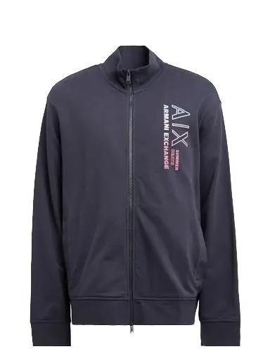Armani Exchange Cotton-blend Sweatshirt - Navy