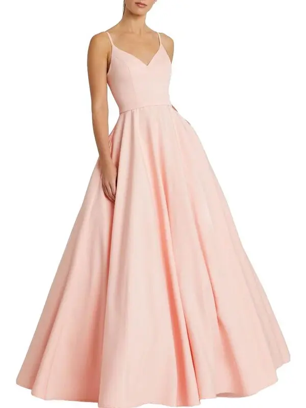 Mac Duggal Classic A-line Ballgown - Blush