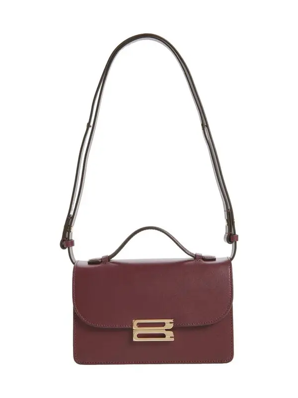 Victoria Beckham The Mini Dorian Shoulder Bag - Burgundy