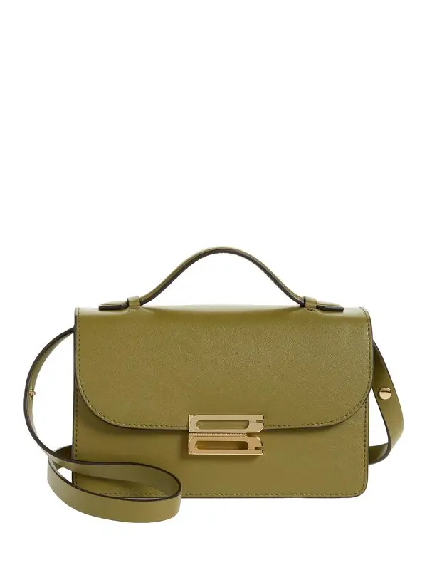 Victoria Beckham The Mini Dorian Shoulder Bag - Cactus Green