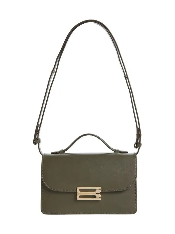 Victoria Beckham The Mini Dorian Shoulder Bag - Dark Olive