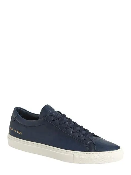 COMMON PROJECTS Achilles Leather Sneakers - Navy