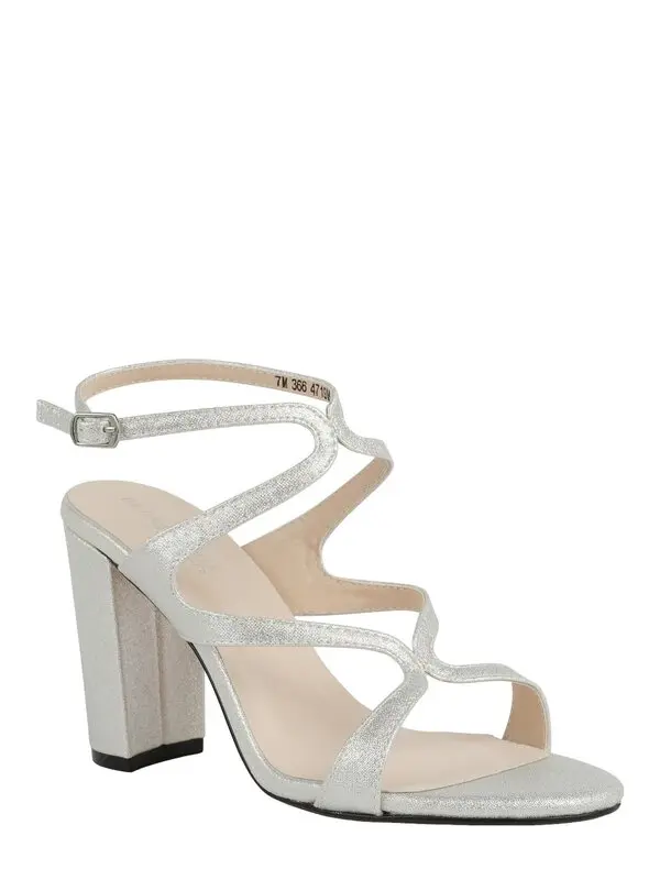 TOUCH UPS Shiloh Ankle Strap Sandal - Silver