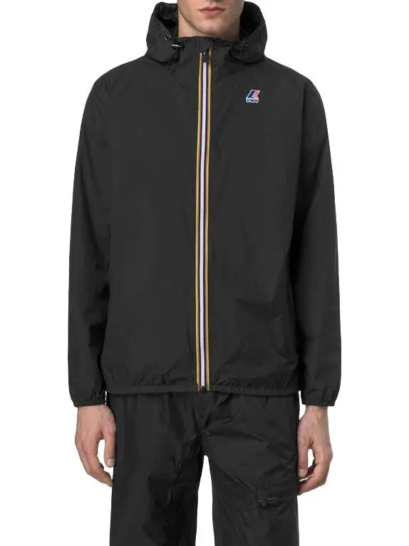 K-WAY Le Vrai 4.0 Claude Water Repellent Jacket - Black Pure