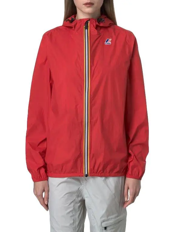 K-WAY Le Vrai 4.0 Claude Water Repellent Jacket - Red