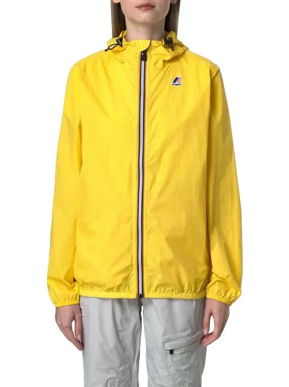 K-WAY Le Vrai 4.0 Claude Water Repellent Jacket - Yellow Dk