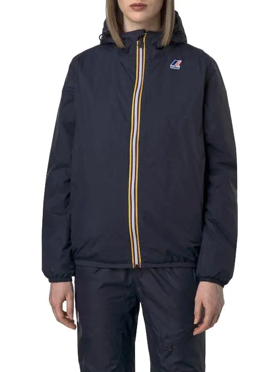 K-WAY Le Vrai 4.0 Claude Water Repellent Jacket - Blue Deep Cobalt