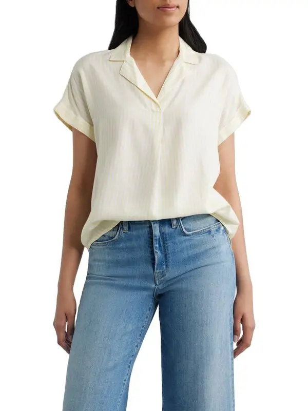 BEACHLUNCHLOUNGE Deni Stripe Shirt - Buttercup