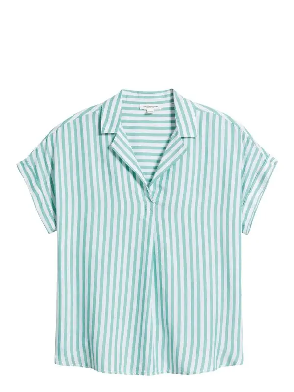 BEACHLUNCHLOUNGE Deni Stripe Shirt - Lucky Clover