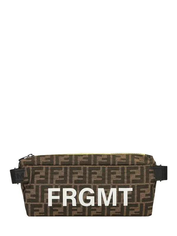 Fendi X Frgmt X Pokemon Ff Fabric Belt Bag - Brown