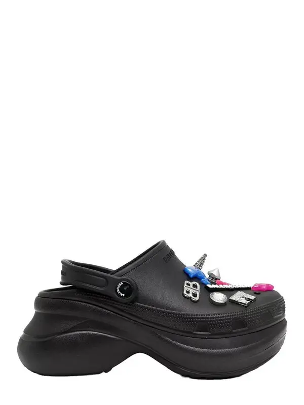 Balenciaga X Crocs Jibbitz Mule - Black