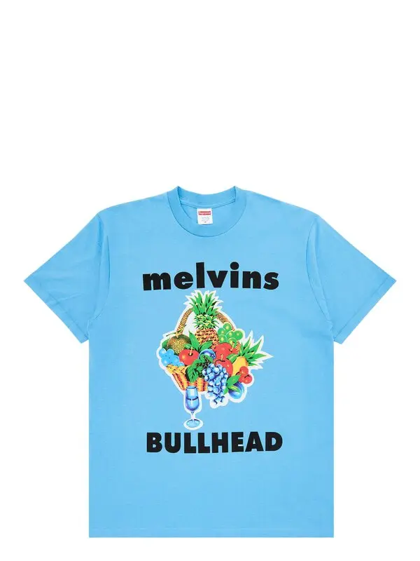 Supreme X Melvins Bullhead Tee 'bright - Blue