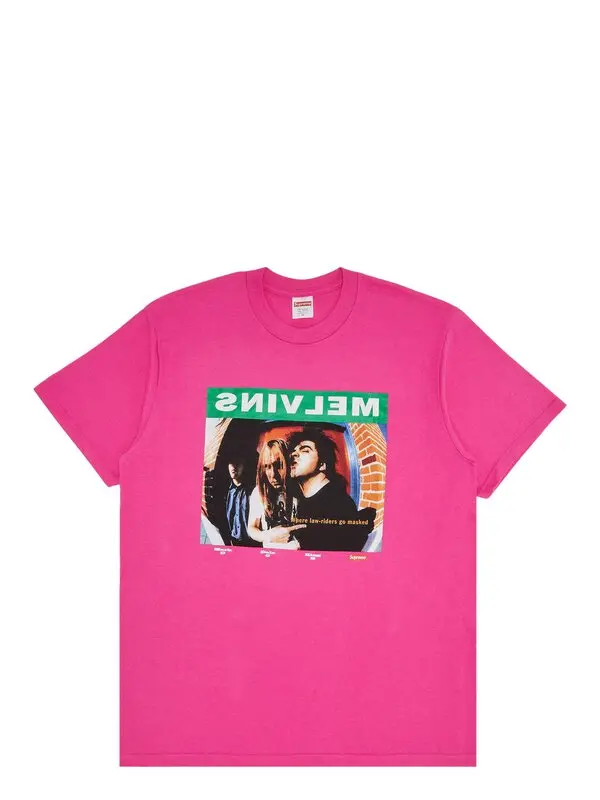 Supreme X Melvins Prick Tee 'fuchsia - Pink