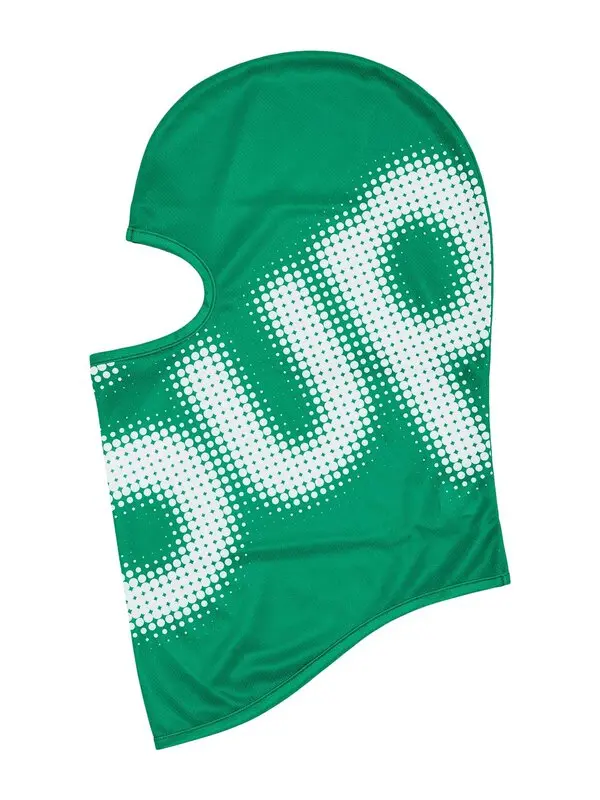 Supreme Halftone Lightweight Balaclava - Green