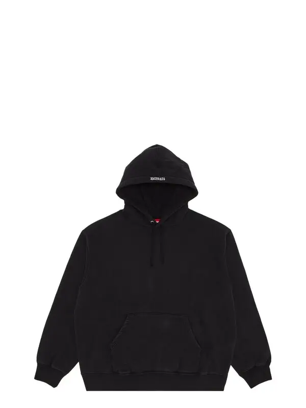 Supreme Paint Hooded Sweatshirt - Black