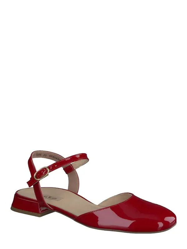 Paul Green Bianca Ankle Strap Pump - Lipstick Soft Patent