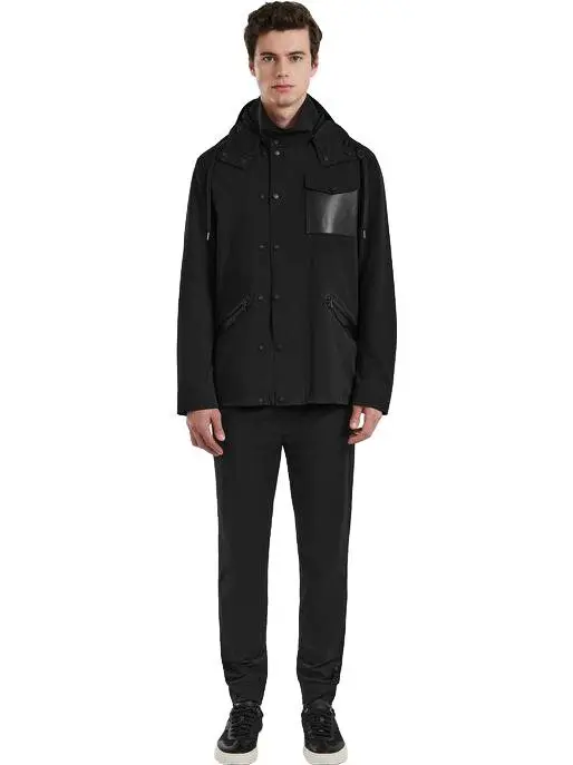 Rudsak Brian Nylon Trench - Black