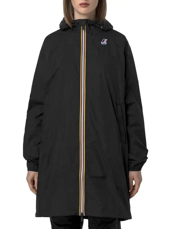 K-WAY Le Vrai 4.0 Eiffel East Raincoat - Black Pure