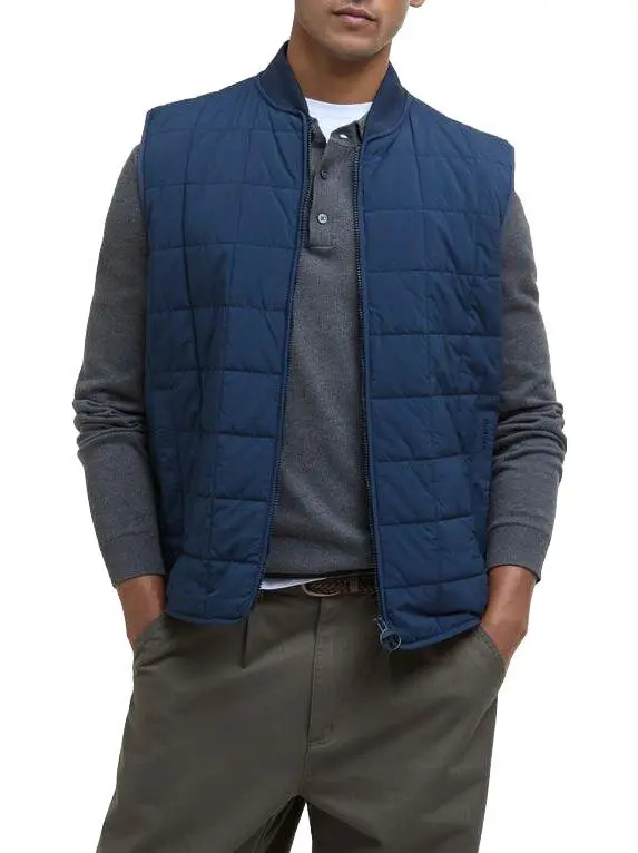 Barbour Elmstone Quilted Vest - Navy