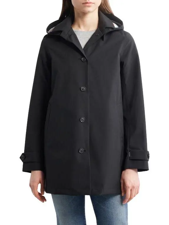 SAVE THE DUCK April Packable Hooded Jacket - Black