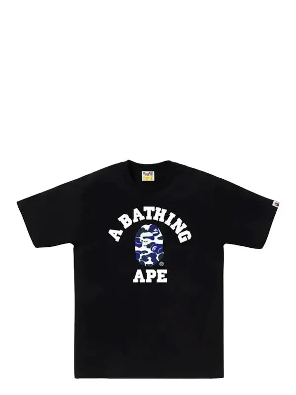 A BATHING APE Online Exclusive College C Tee Shirt - Black