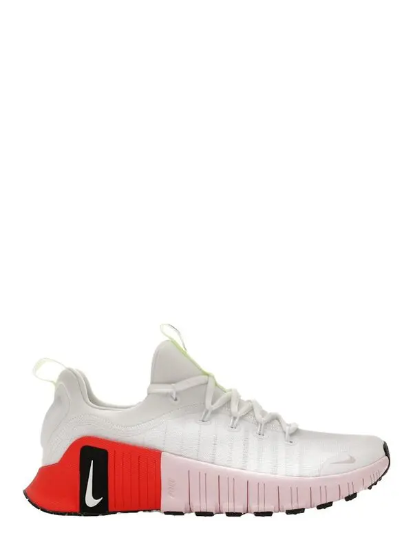 Nike Free Metcon 6 Sneakers - White/barely Volt/bright Crimson