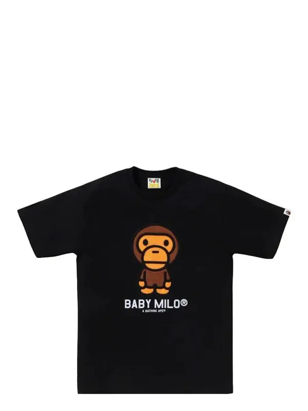 A BATHING APE Boa Baby Milo C Tee Shirt - Black
