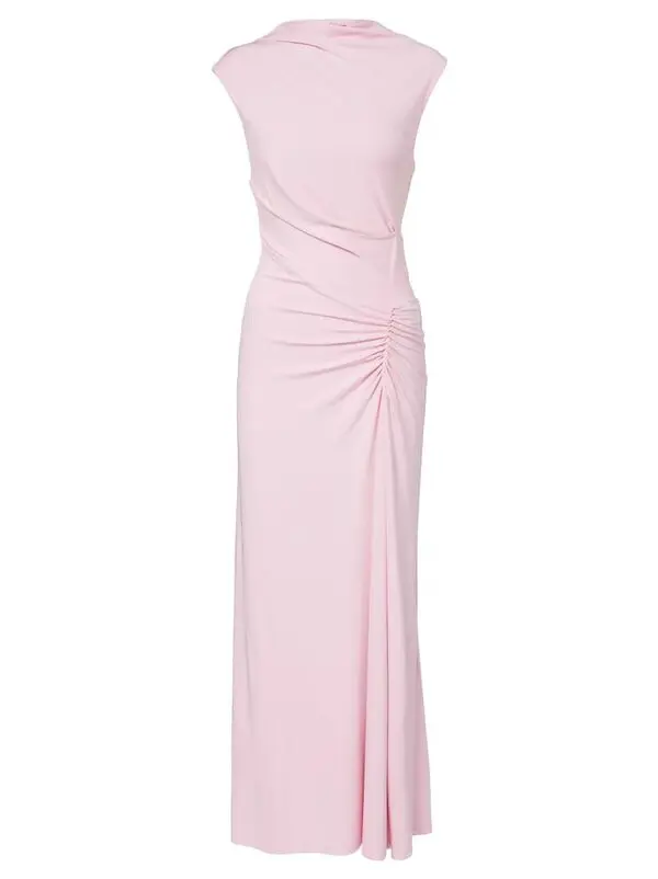 Simkhai Acacia Ruched Maxi Dress - Pink