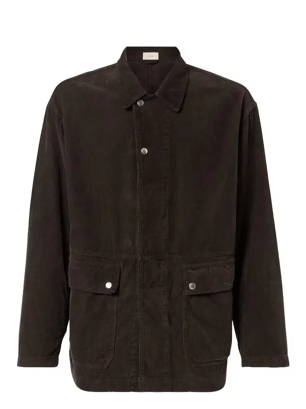 THE ROW Frank Corduroy Jacket - Brown