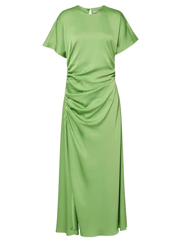 Simkhai Marabella Ruched Maxi Dress - Green