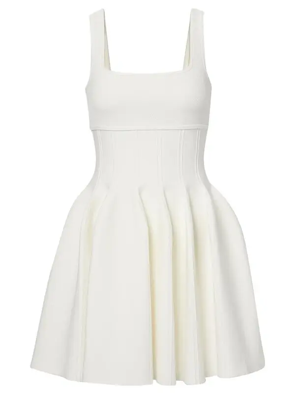 Simkhai Elektra Corset Dress - White