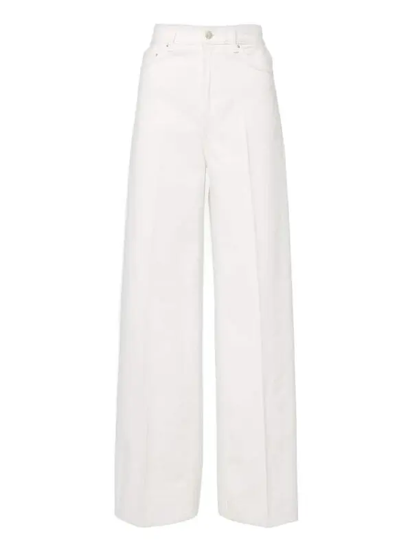 TOTEME High-rise Wide-leg Jeans - White