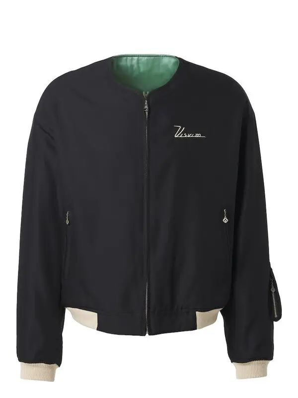 Visvim Souvenir Reversible Bomber Jacket - Black