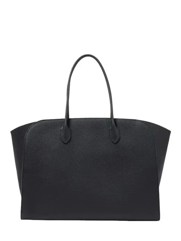 THE ROW Marlo Large Leather Tote Bag - Black
