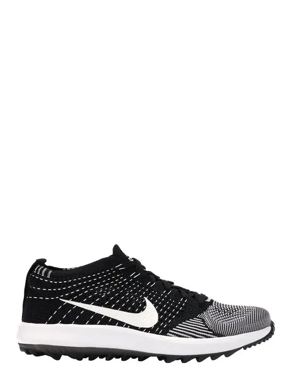 Nike Flyknit Racer G Cleat - Black/white