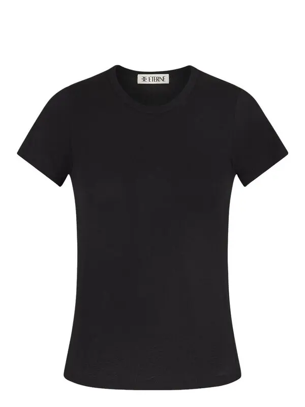 Eterne Fitted Short-sleeve T-shirt - Black