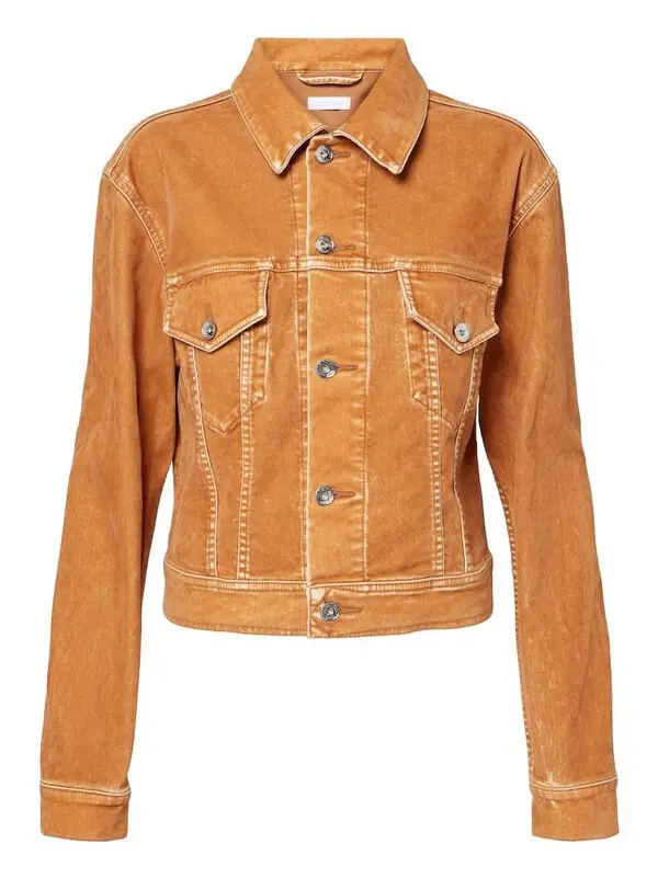 Rabanne Denim Jacket - Brown