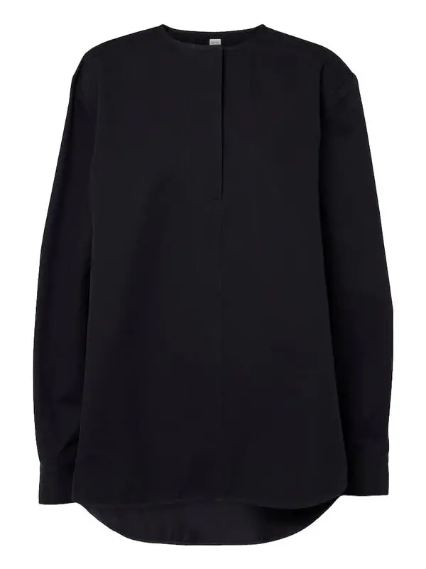 TOTEME Cotton Twill Shirt - Blue
