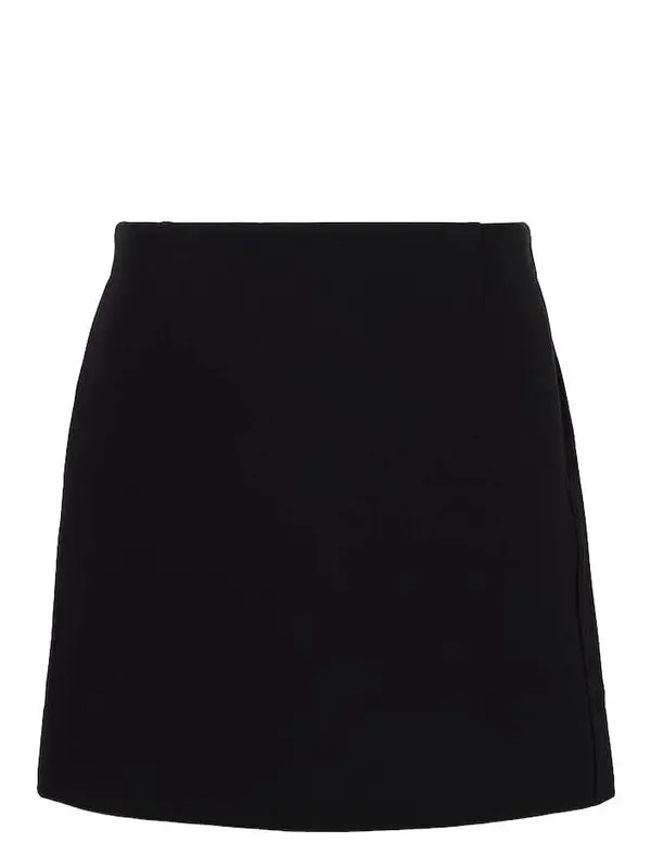 TOTEME Crepe Miniskirt - Black