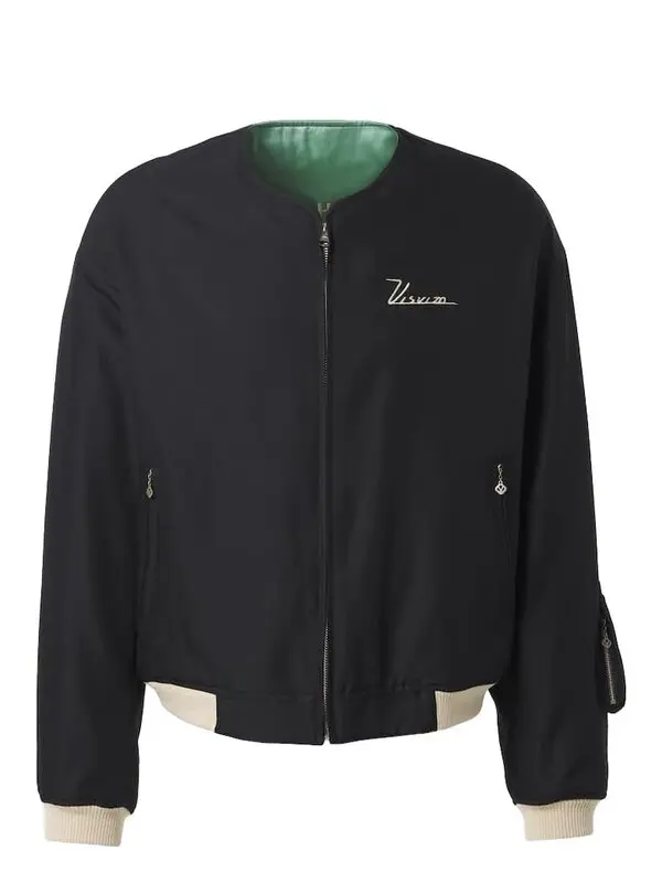 Visvim Souvenir Reversible Bomber Jacket - Black