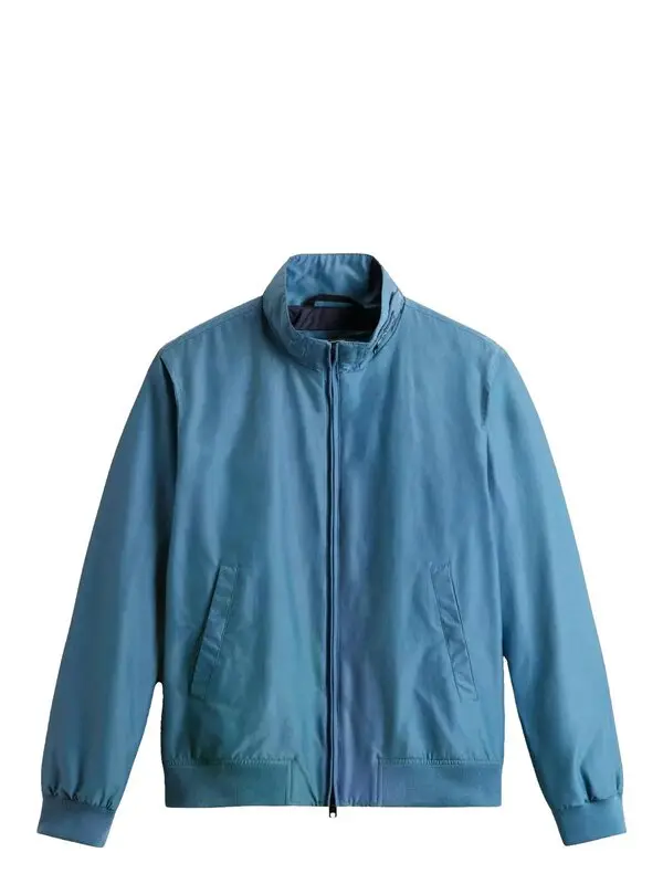 Woolrich Zip-up Bomber Jacket - Blue