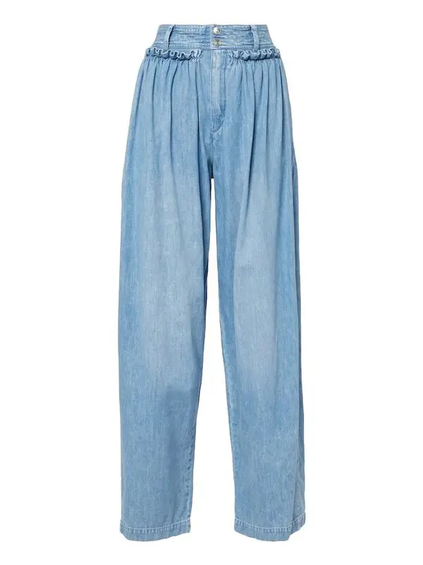 Isabel Marant Étoile Inaya High-rise Wide-leg Jeans - Blue