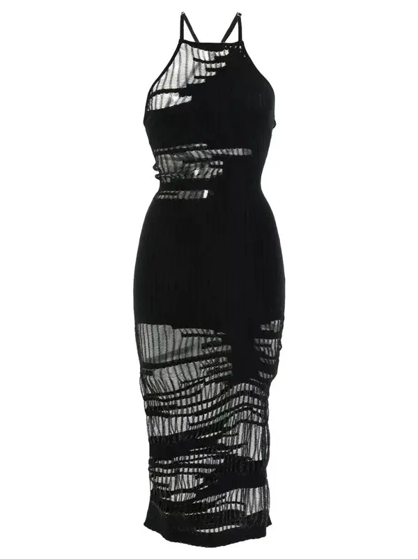 Cult Gaia Nodin Midi Dress - Black