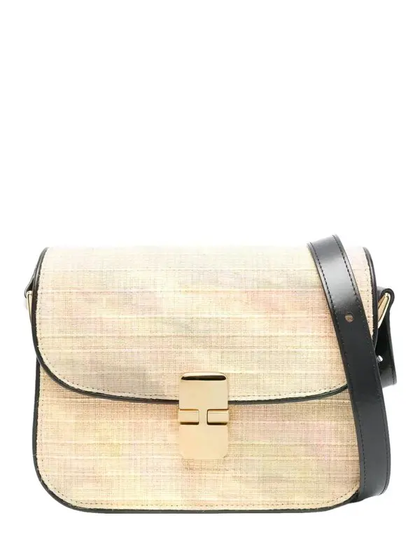 A.p.c. Small Grace Shoulder Bag - Neutrals
