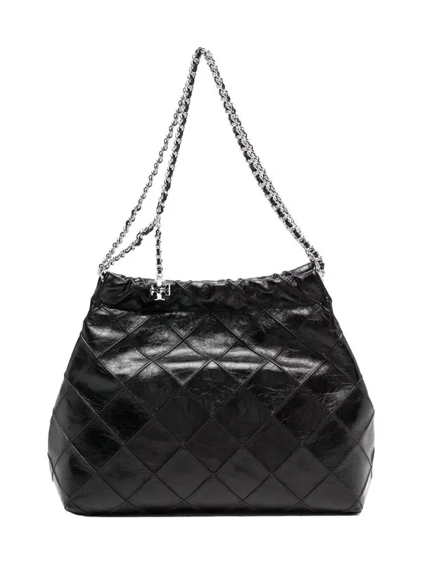 Tory Burch Fleming Hobo Bag - Black